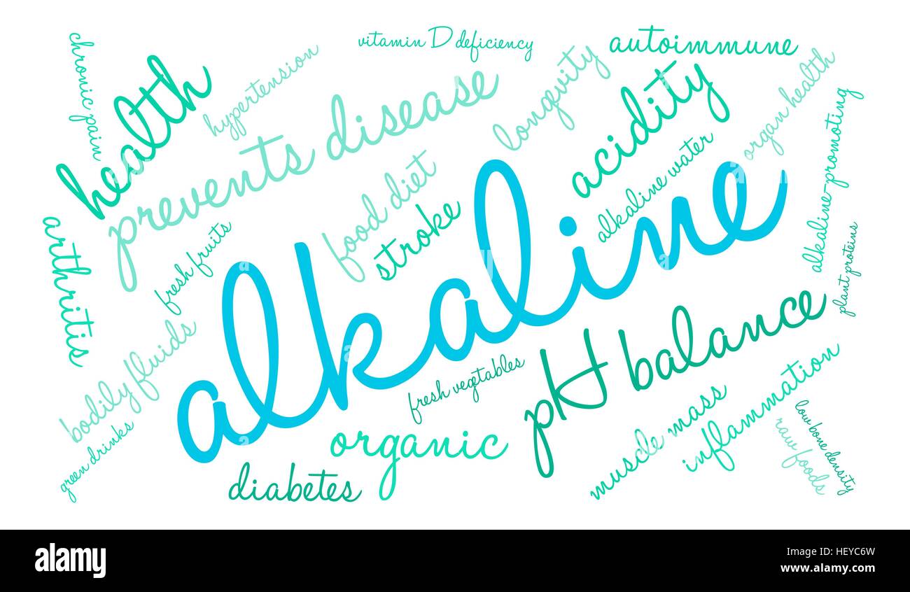 Alkaline word cloud on a white background Stock Vector Image & Art - Alamy