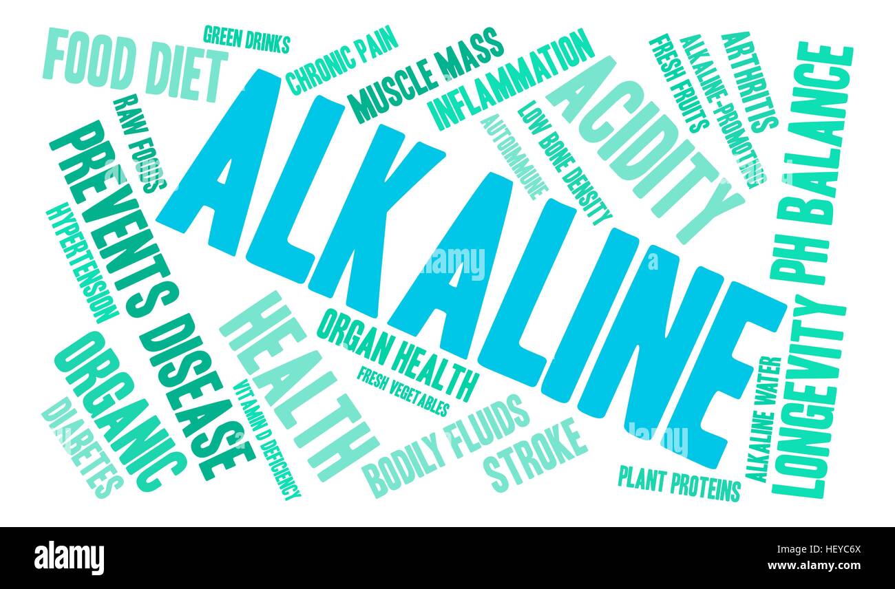 Alkaline word cloud on a white background Stock Vector Image & Art - Alamy