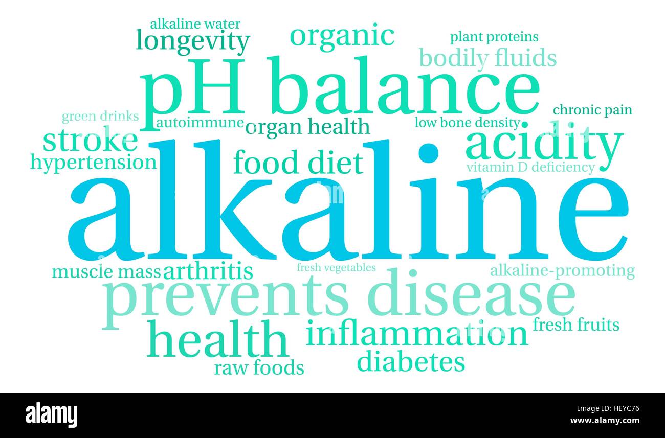 Alkaline word cloud on a white background Stock Vector Image & Art - Alamy
