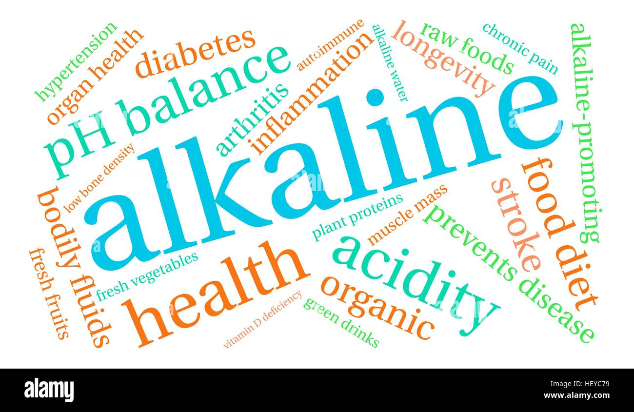 Alkaline word cloud on a white background Stock Vector Image & Art - Alamy