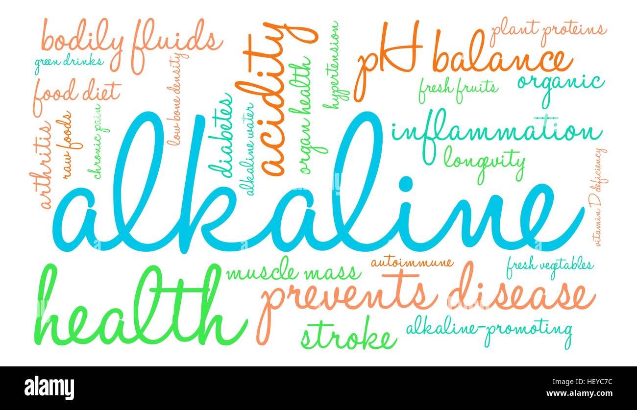 Alkaline word cloud on a white background Stock Vector Image & Art - Alamy