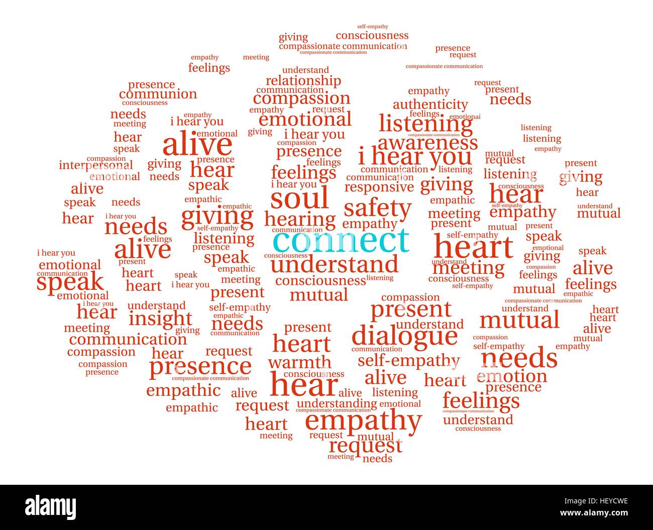 Connect word cloud on a white background Stock Vector Image & Art - Alamy