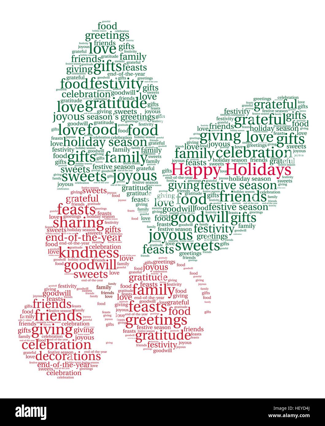 HappyHolidays word cloud on a white background Stock Vector Image & Art ...