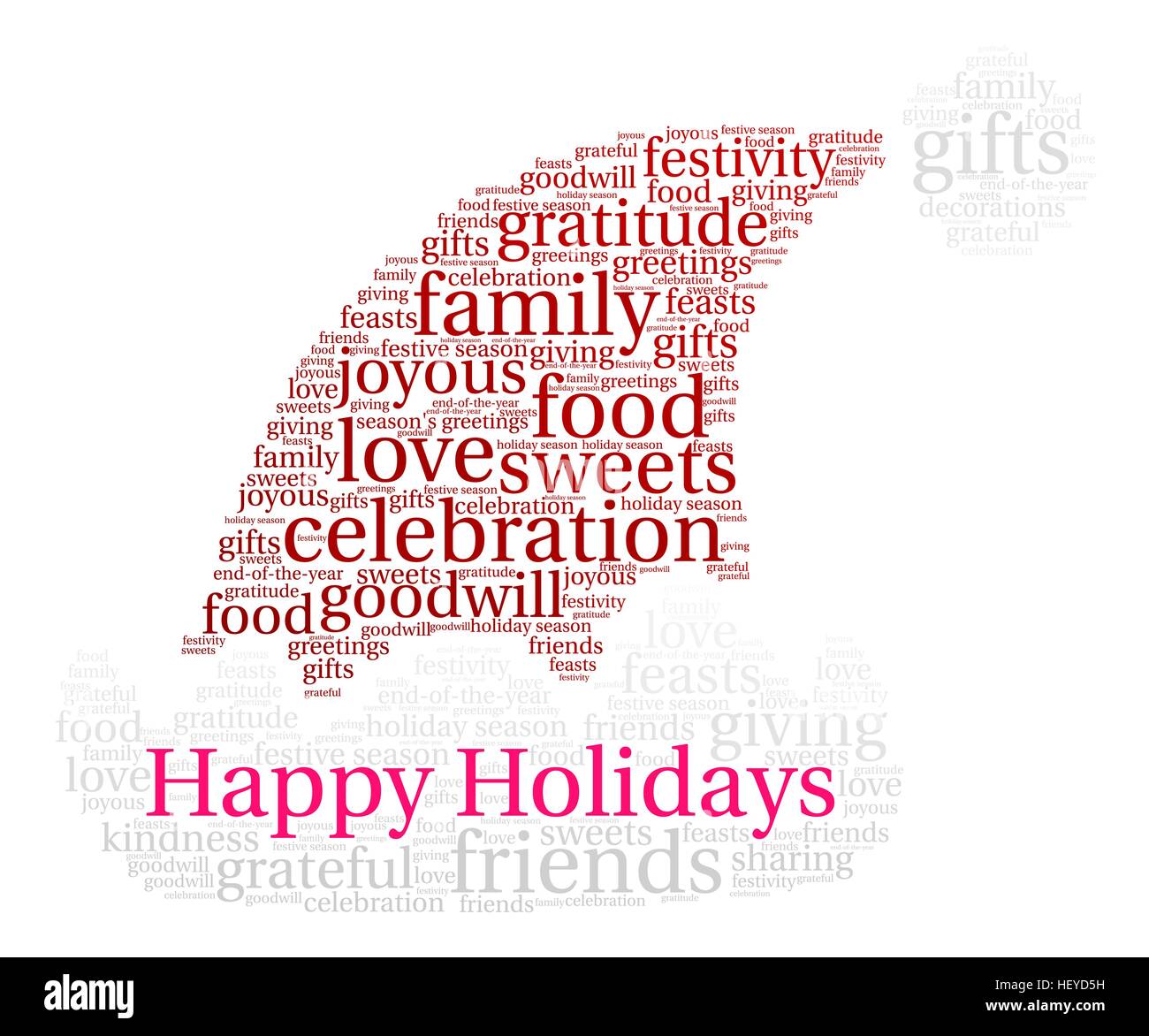 HappyHolidays word cloud on a white background Stock Vector Image & Art ...