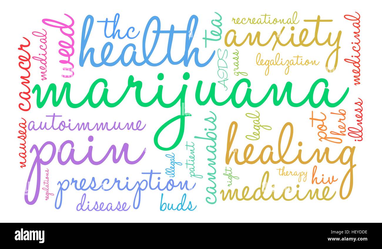 Marijuana word cloud on a white background Stock Vector Image & Art - Alamy