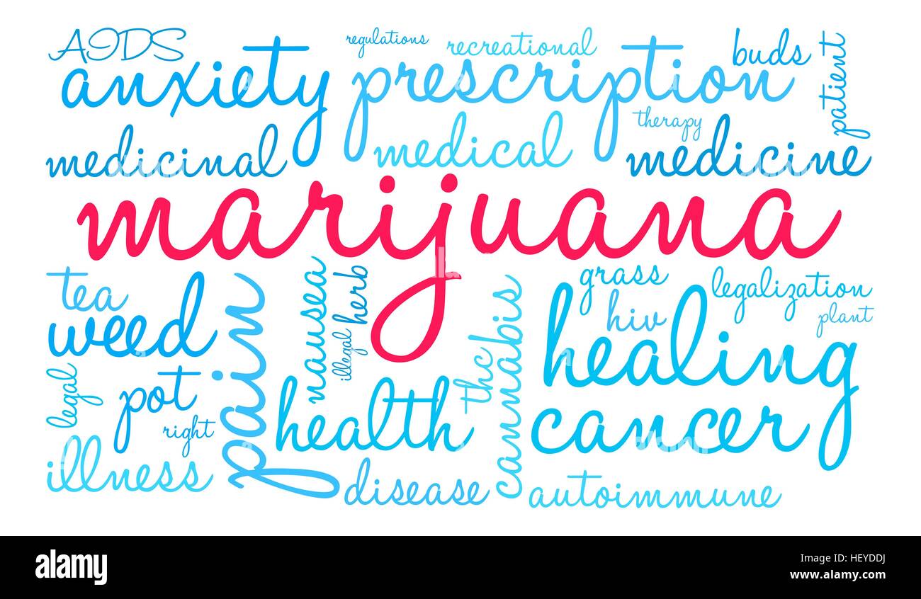 Marijuana word cloud on a white background Stock Vector Image & Art - Alamy