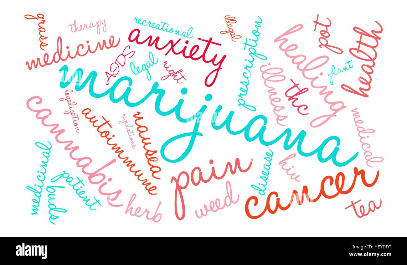 Marijuana word cloud on a white background Stock Vector Image & Art - Alamy
