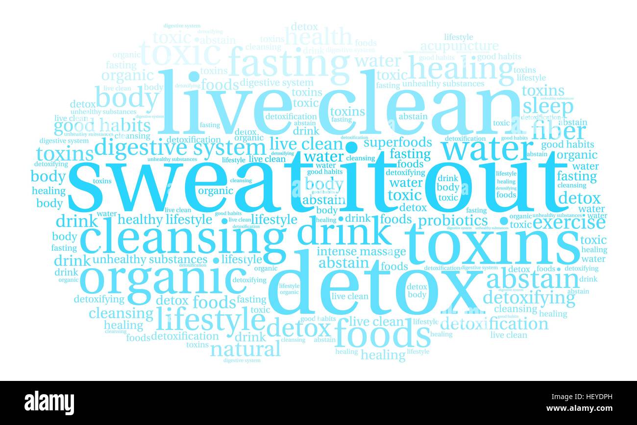 Sweat It Out word cloud on a white background Stock Vector Image & Art ...