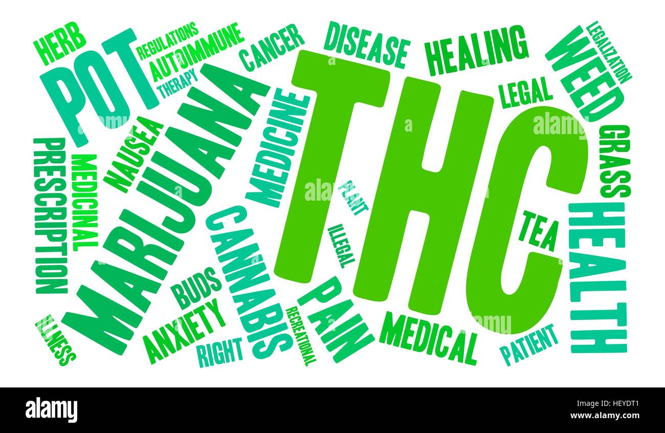 THC word cloud on a white background Stock Vector Image & Art - Alamy