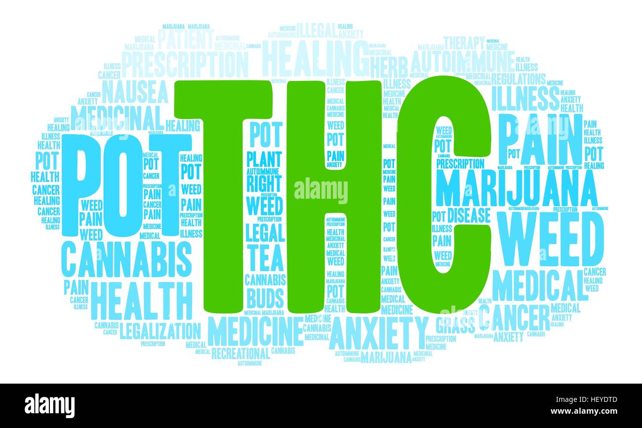 THC word cloud on a white background Stock Vector Image & Art - Alamy