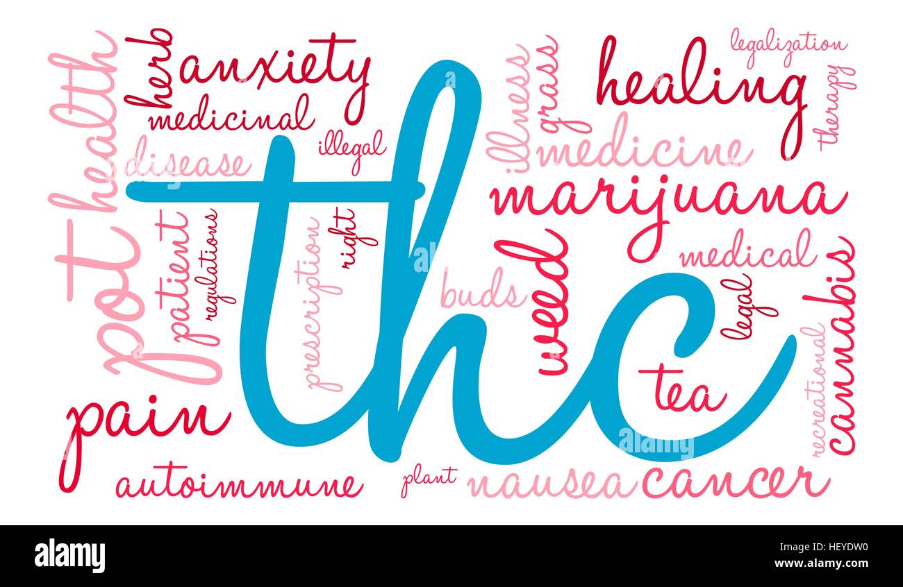 THC word cloud on a white background Stock Vector Image & Art - Alamy