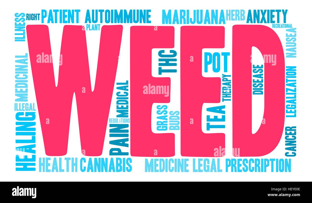 Weed word cloud on a white background Stock Vector Image & Art - Alamy