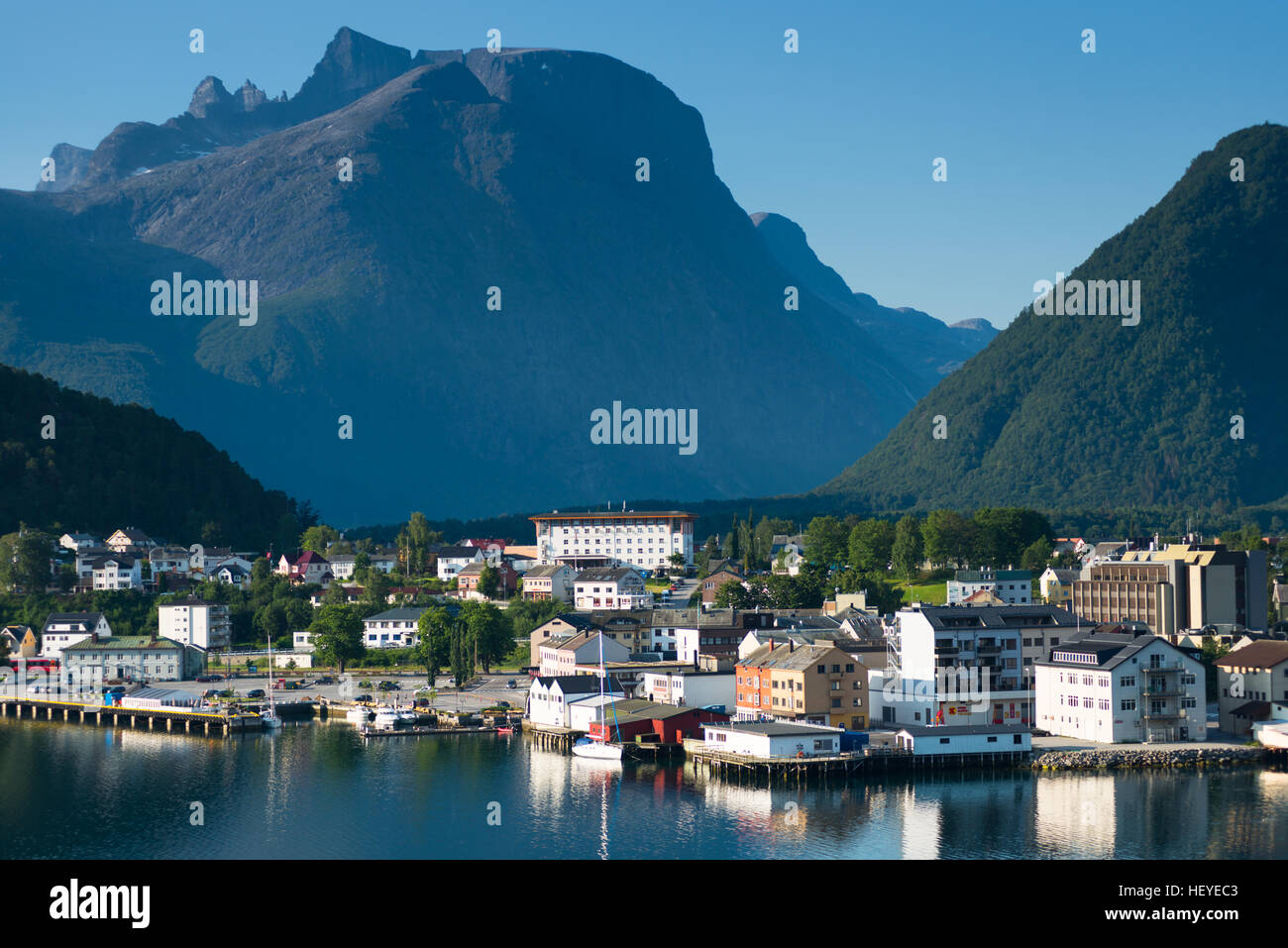Andalsnes town view hi-res stock photography and images - Alamy