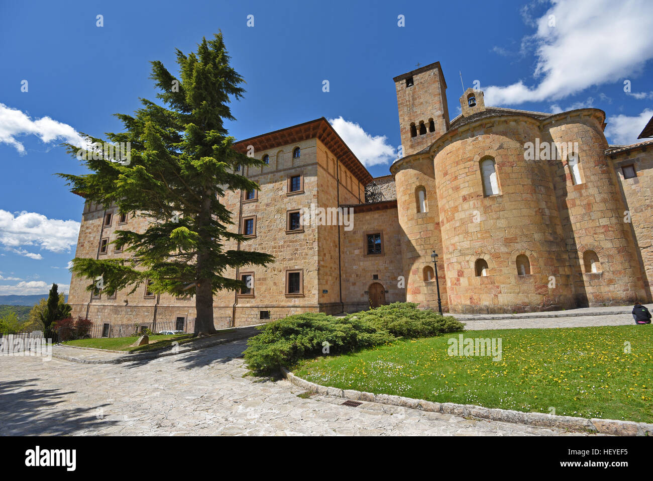 Ancient spanish monastery hi-res stock photography and images - Alamy