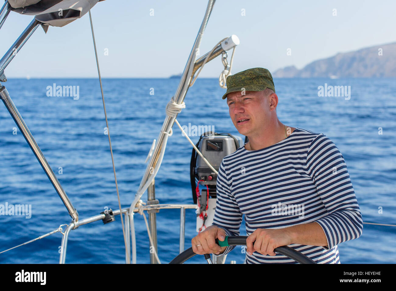 Man standing on cruise ship hi-res stock photography and images - Alamy
