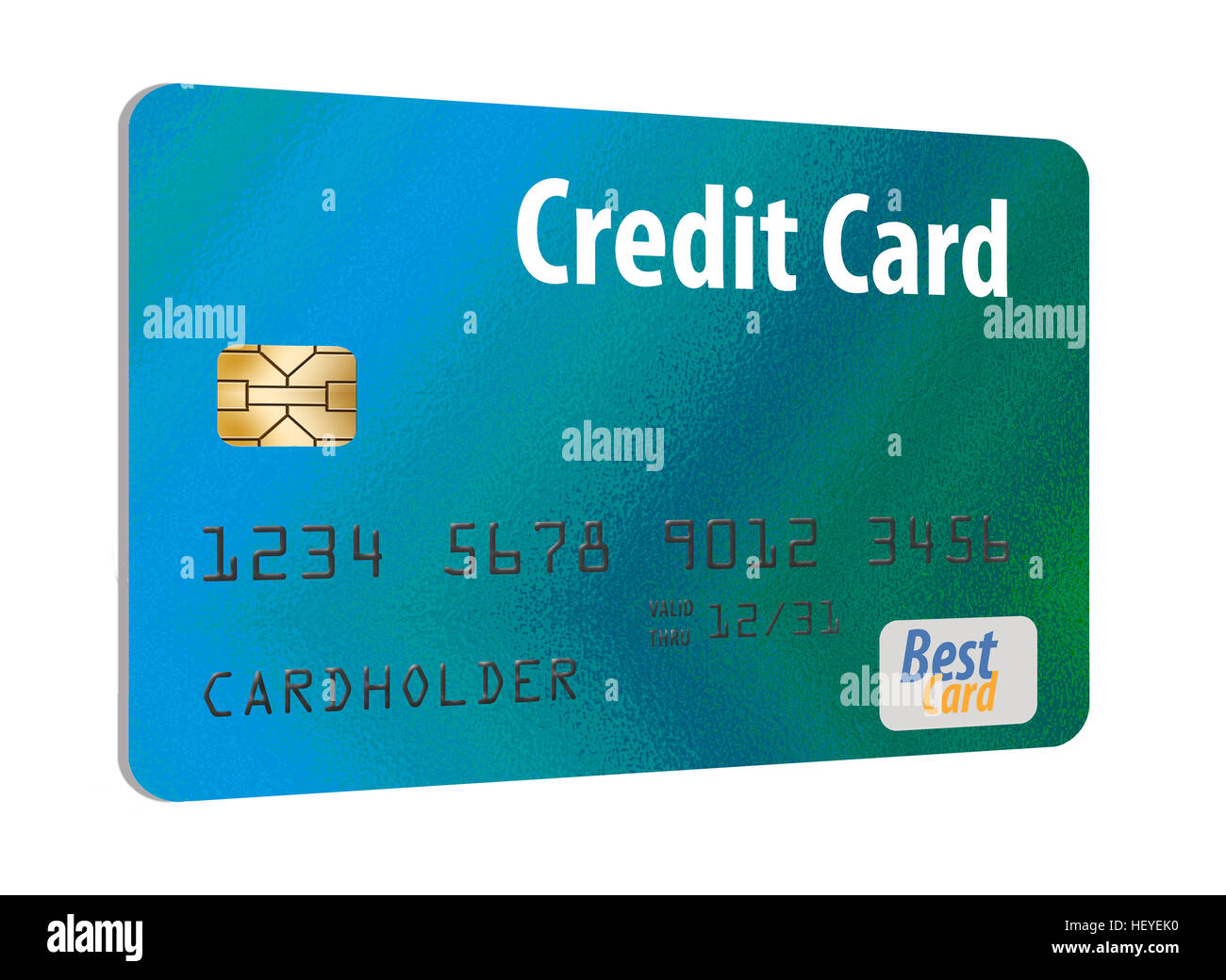 This is a generic, mock credit card isolated on white Stock Photo - Alamy