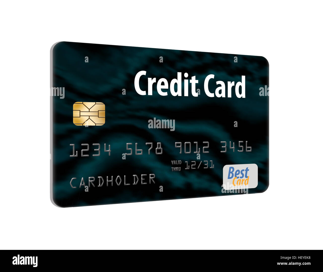This is a generic, mock credit card isolated on white Stock Photo - Alamy
