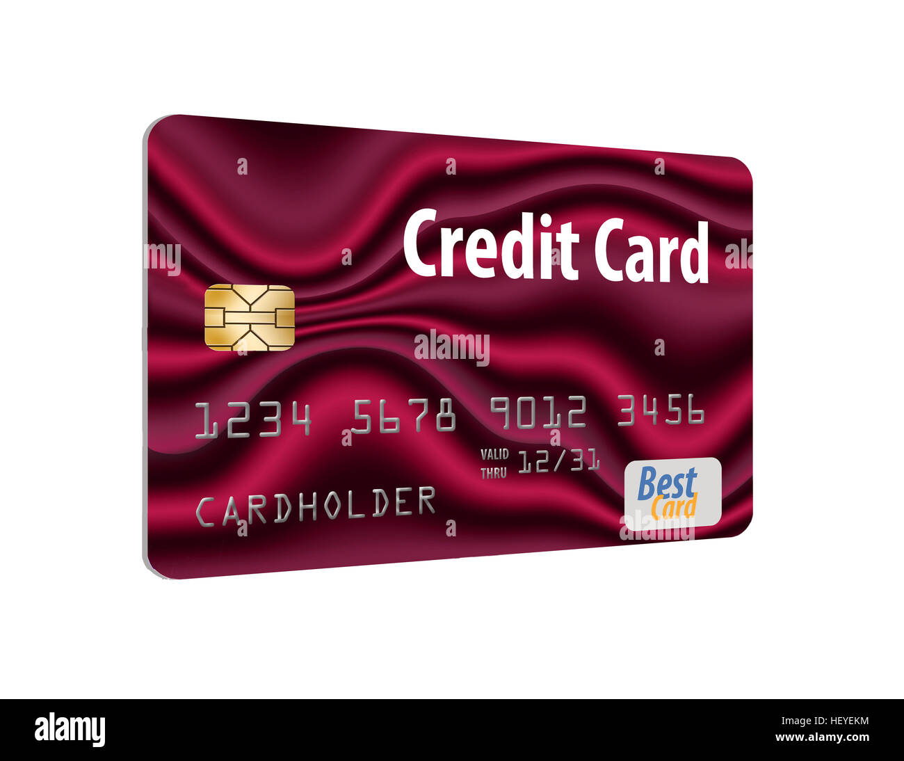 This is a generic, mock credit card isolated on white Stock Photo - Alamy