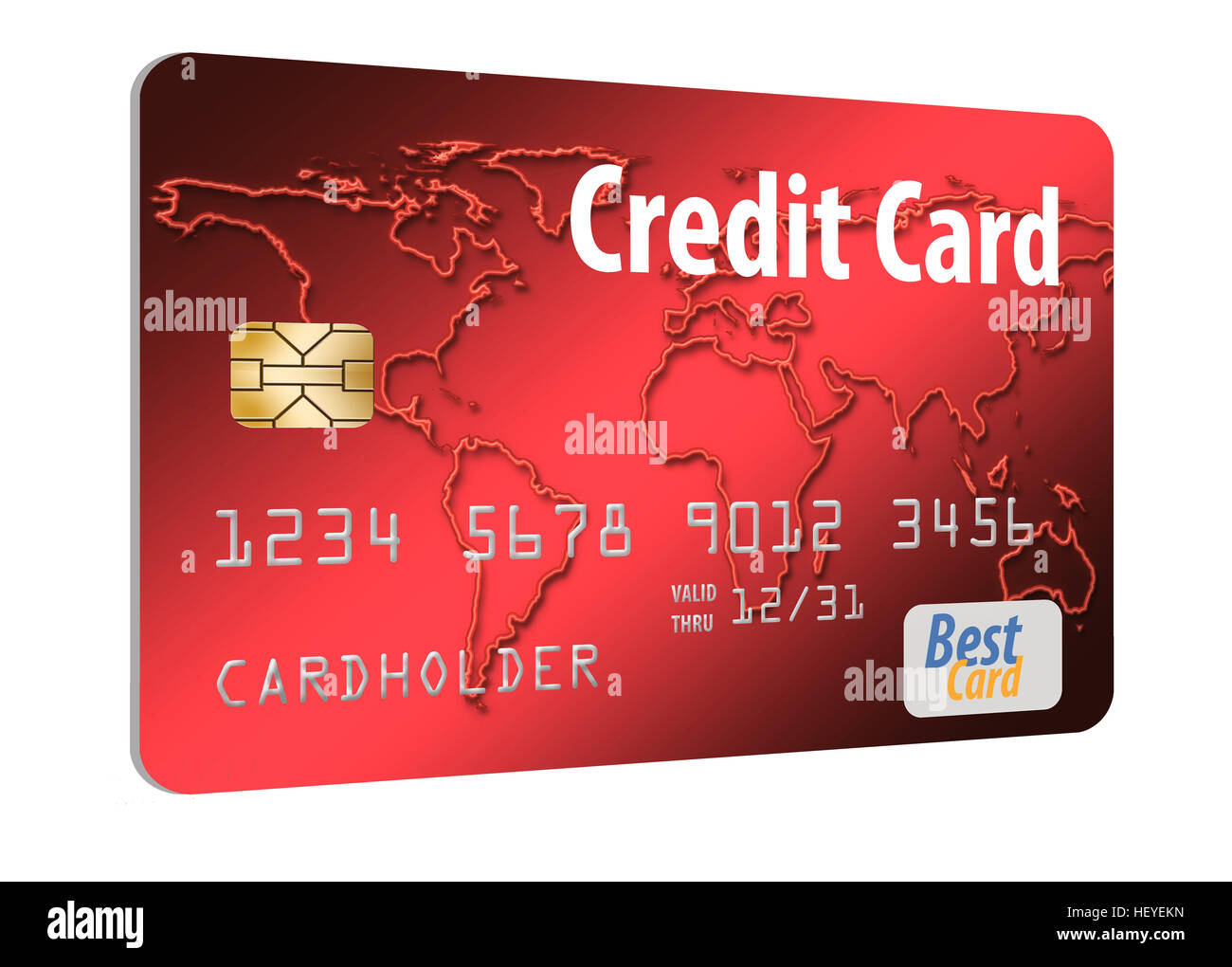 This is a generic, mock credit card isolated on white Stock Photo - Alamy