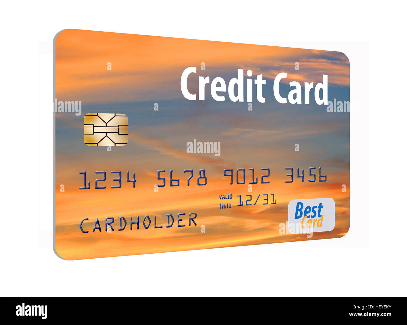 This is a generic, mock credit card isolated on white Stock Photo - Alamy