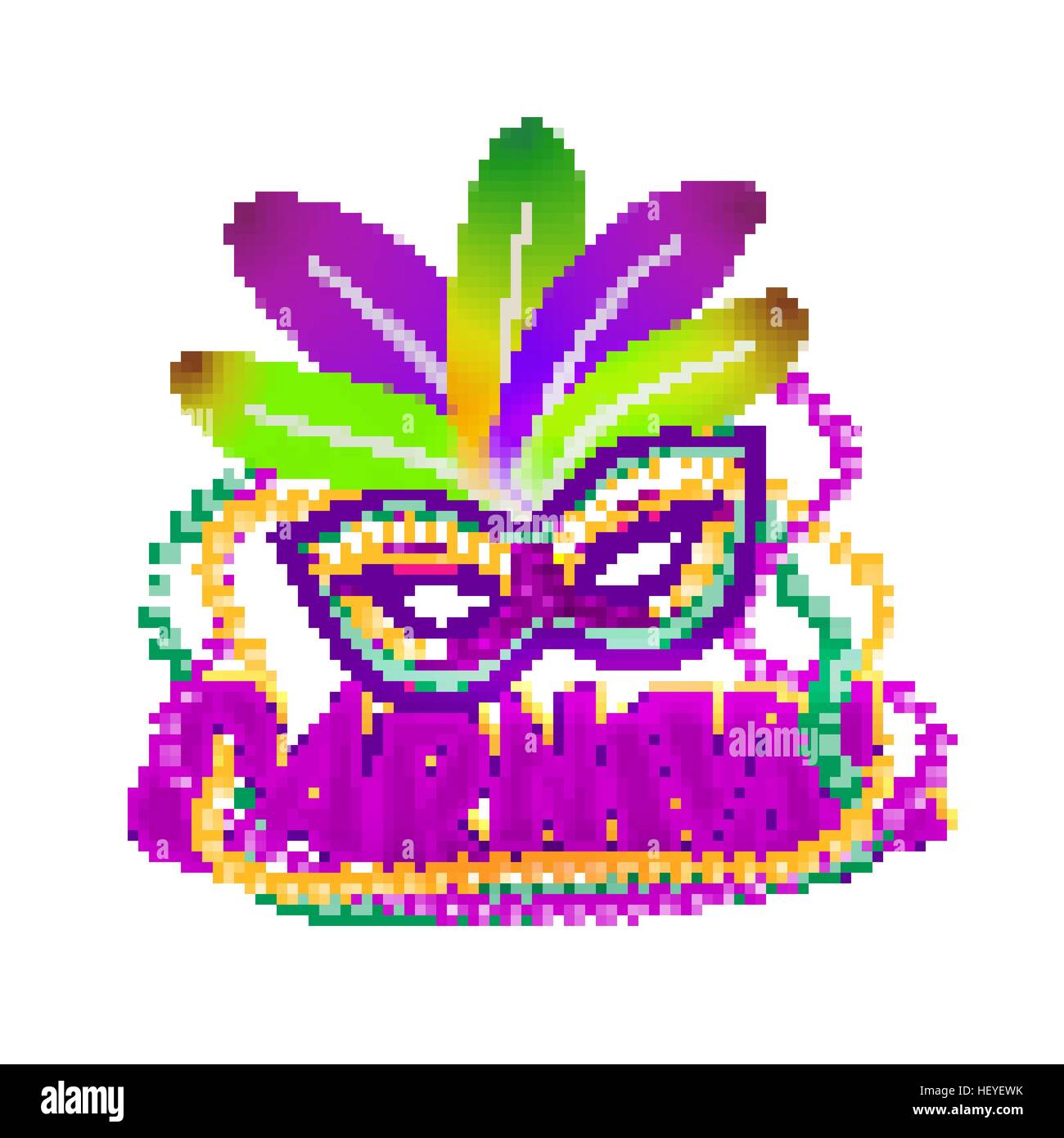 Bright vector carnival icons Stock Vector Images - Alamy