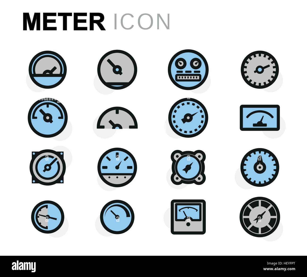 Gas Meter Stock Vector Images - Alamy