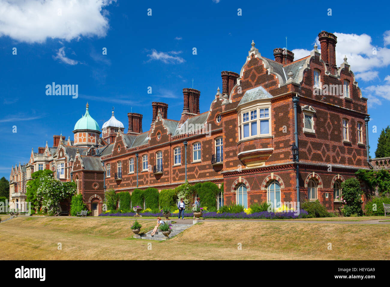 Sandringham,England - July 11,2010: Sandringham House is a country ...