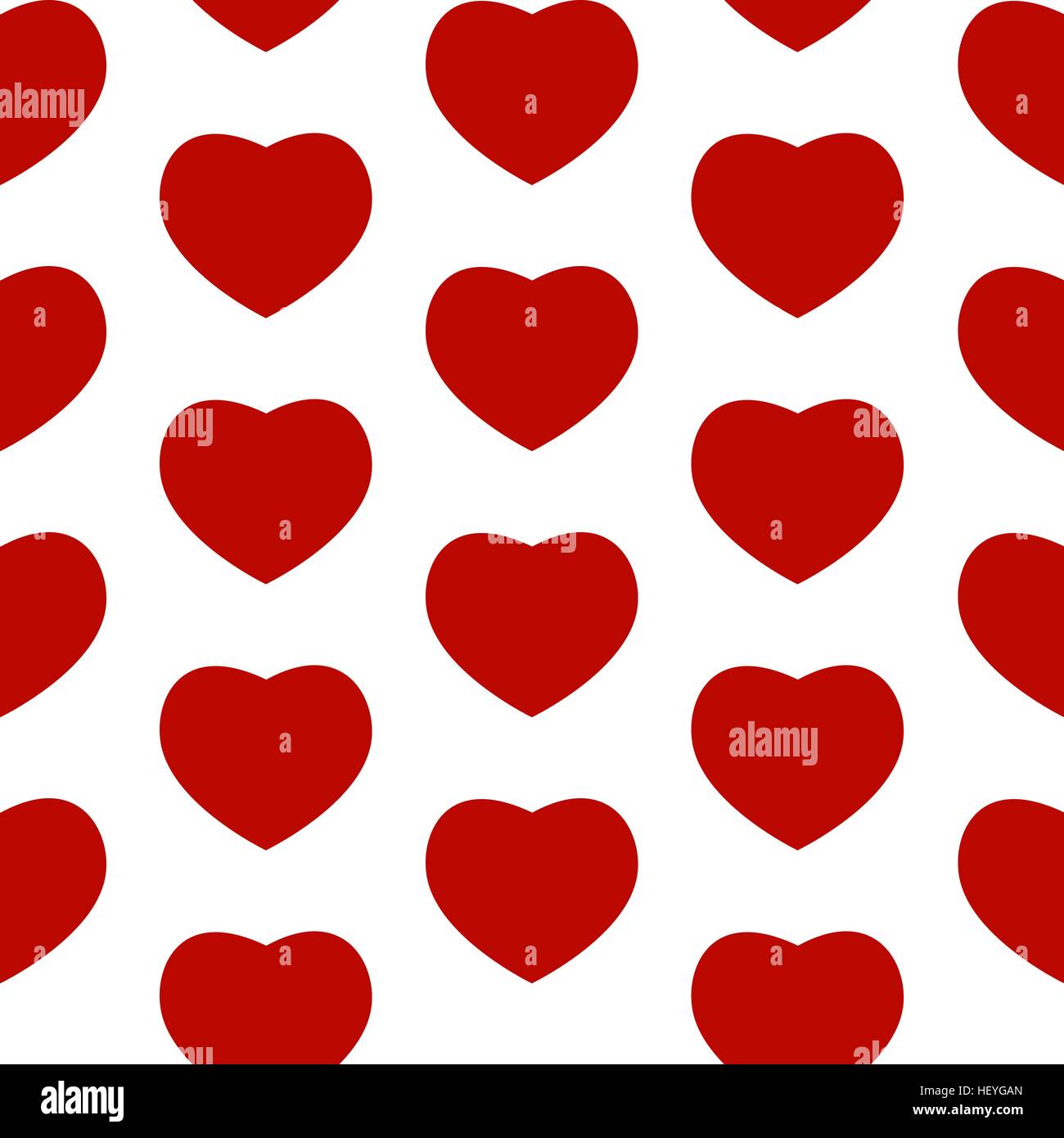 Heart Love Seamless Pattern Background Vector Illustration Stock Vector ...