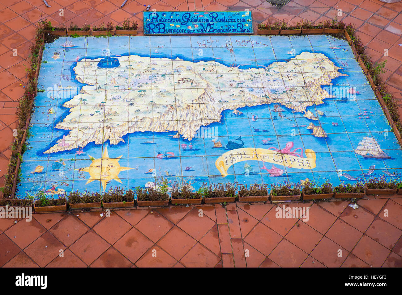 Tiles capri hi-res stock photography and images - Alamy