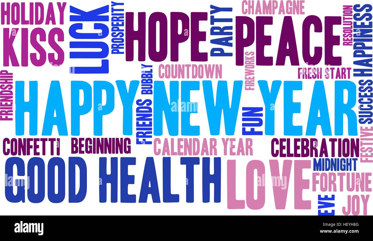 Happy word cloud on a white background Stock Vector Image & Art - Alamy