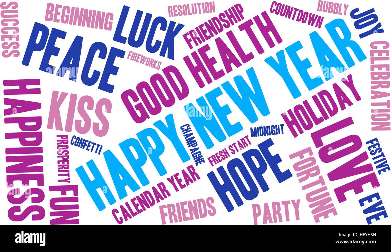 Happy word cloud on a white background Stock Vector Image & Art - Alamy