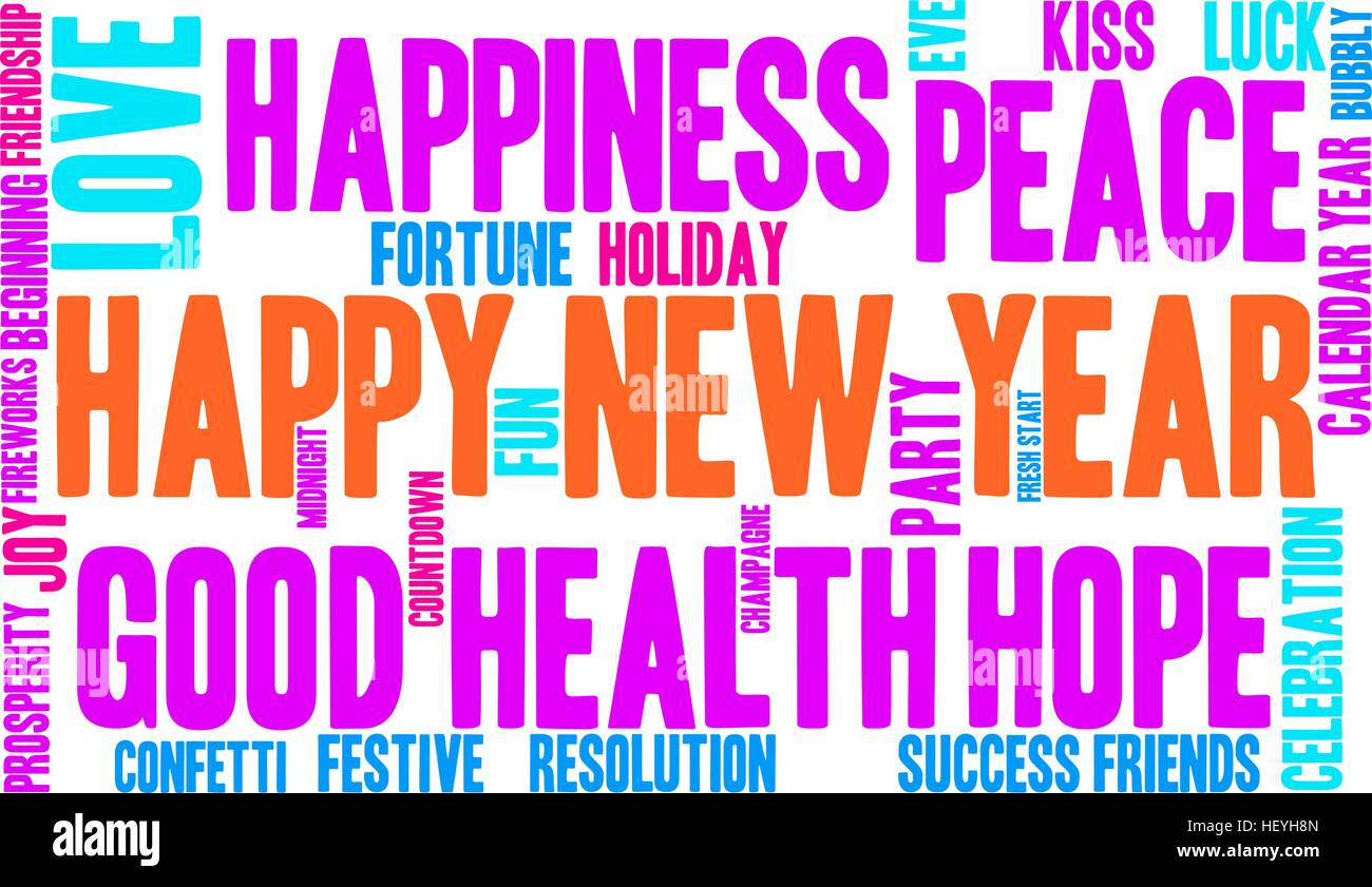 Happy word cloud on a white background Stock Vector Image & Art - Alamy