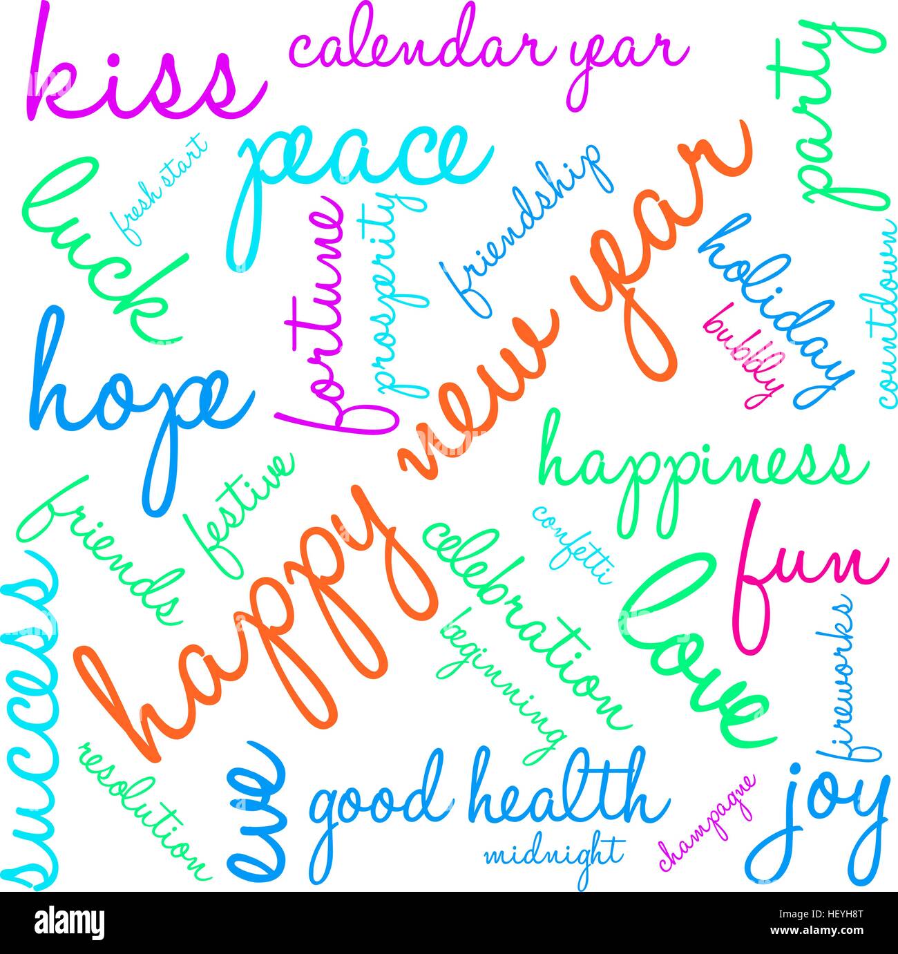 Happy word cloud on a white background Stock Vector Image & Art - Alamy