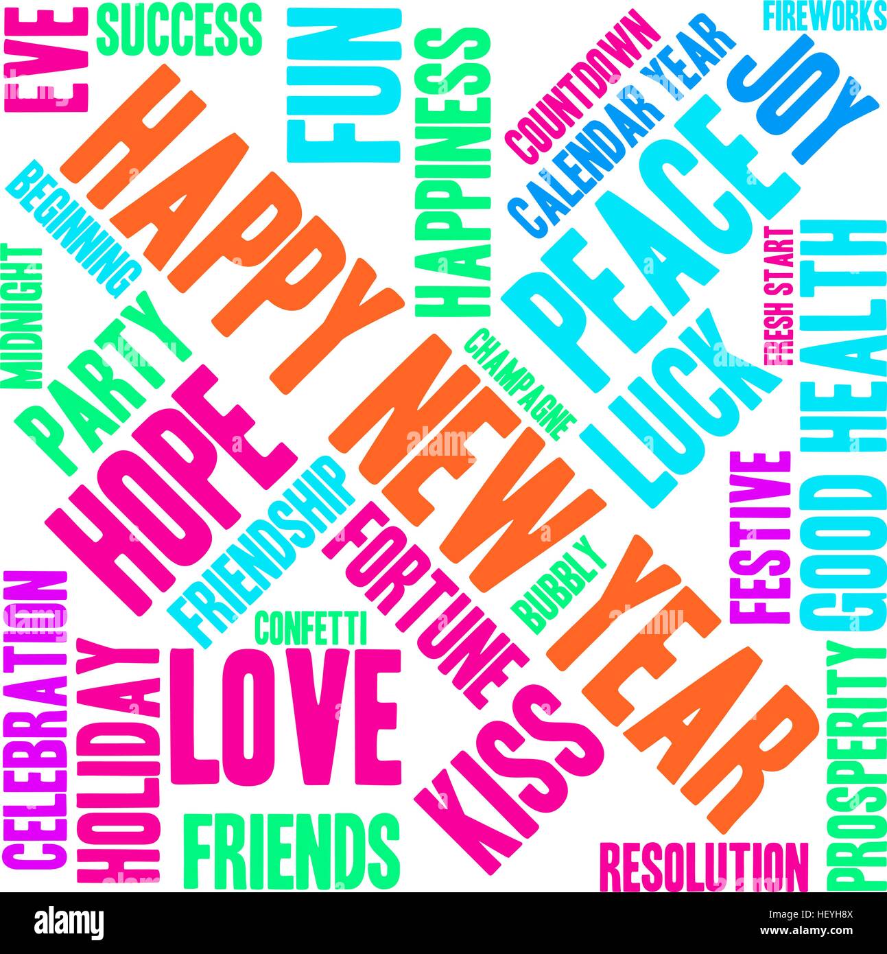 Happy word cloud on a white background Stock Vector Image & Art - Alamy