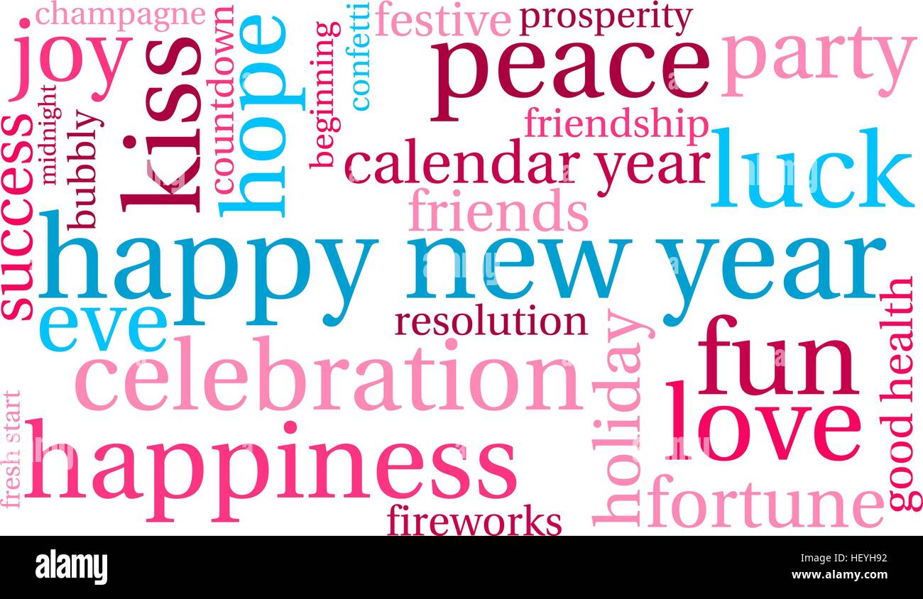 Happy word cloud on a white background Stock Vector Image & Art - Alamy