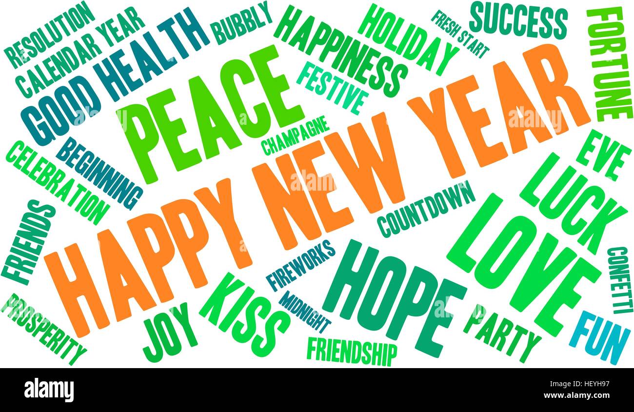 Happy word cloud on a white background Stock Vector Image & Art - Alamy
