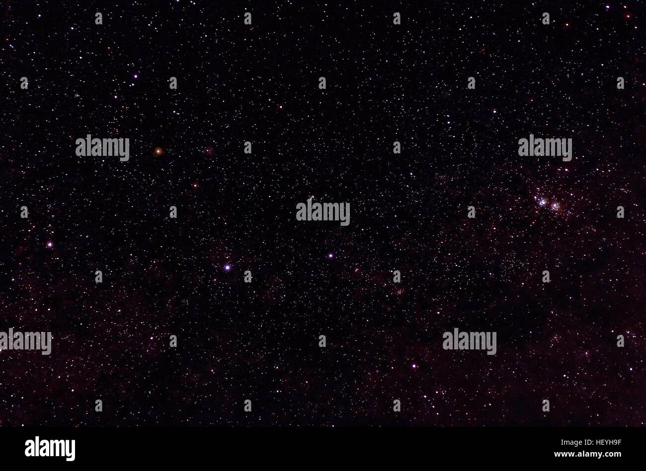 Constellations of Cassiopeia and Cepheus in front of Milky Way Stock ...