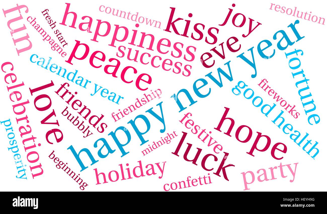 Happy word cloud on a white background Stock Vector Image & Art - Alamy