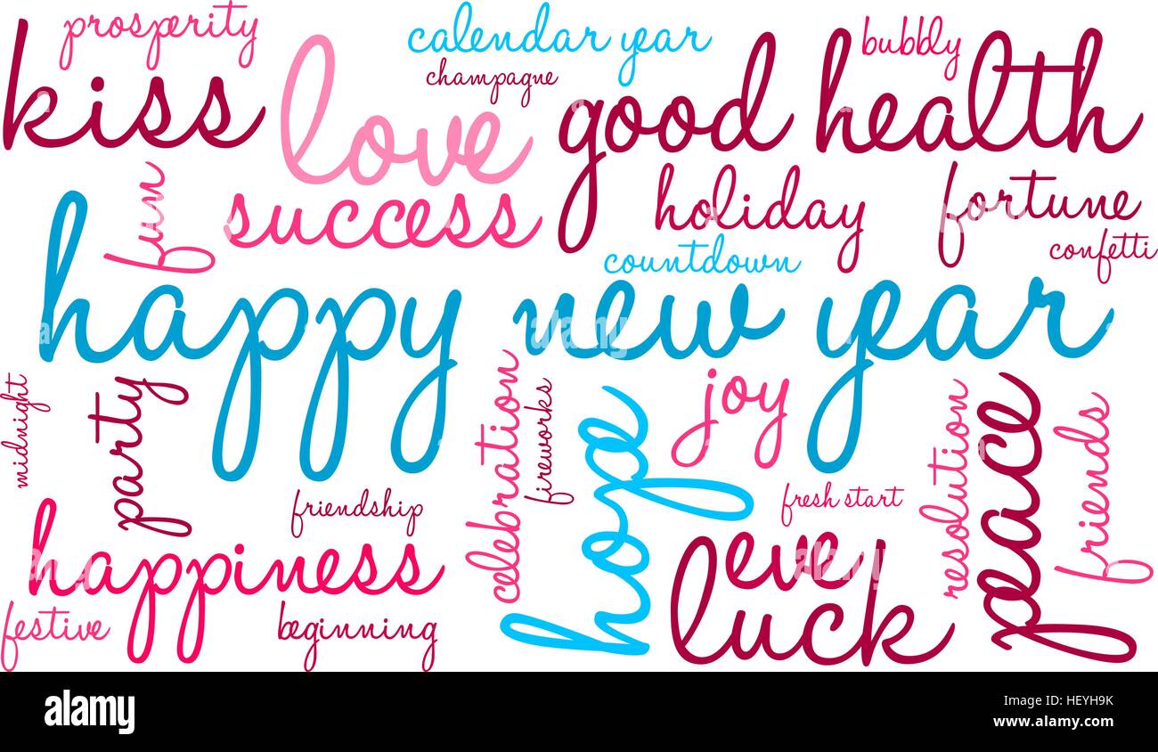 Happy word cloud on a white background Stock Vector Image & Art - Alamy