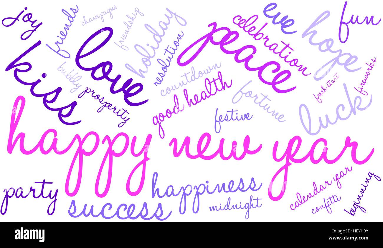 Happy word cloud on a white background Stock Vector Image & Art - Alamy