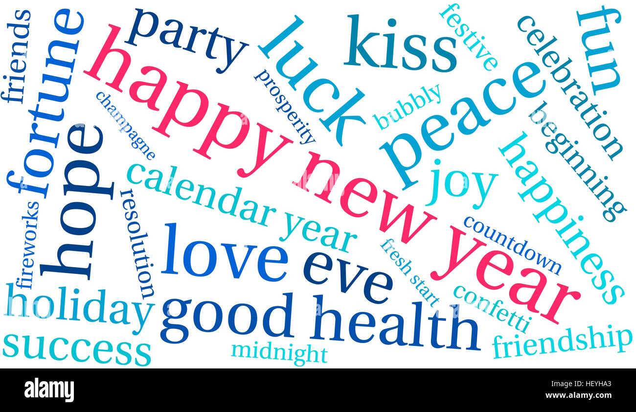 Happy word cloud on a white background Stock Vector Image & Art - Alamy