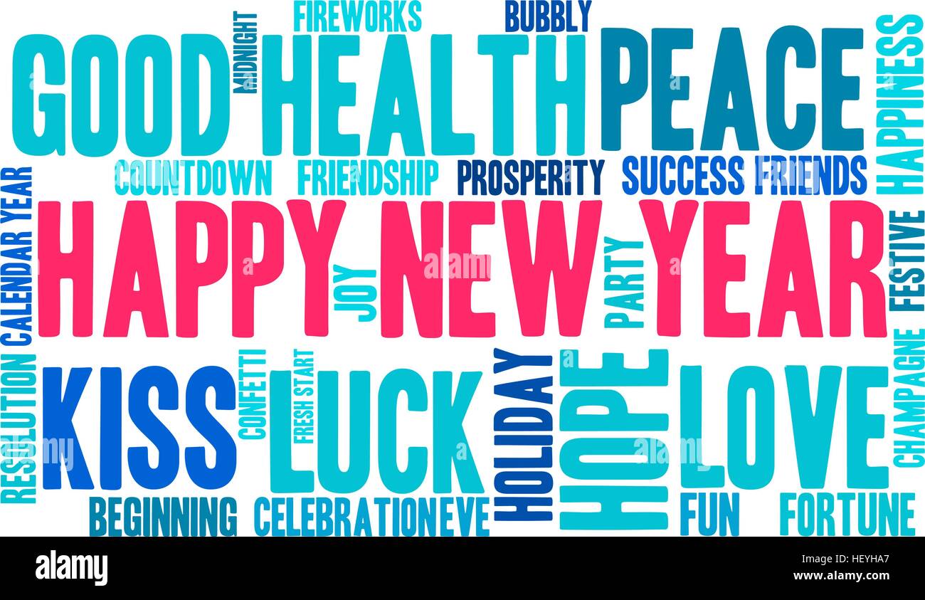 Happy word cloud on a white background Stock Vector Image & Art - Alamy