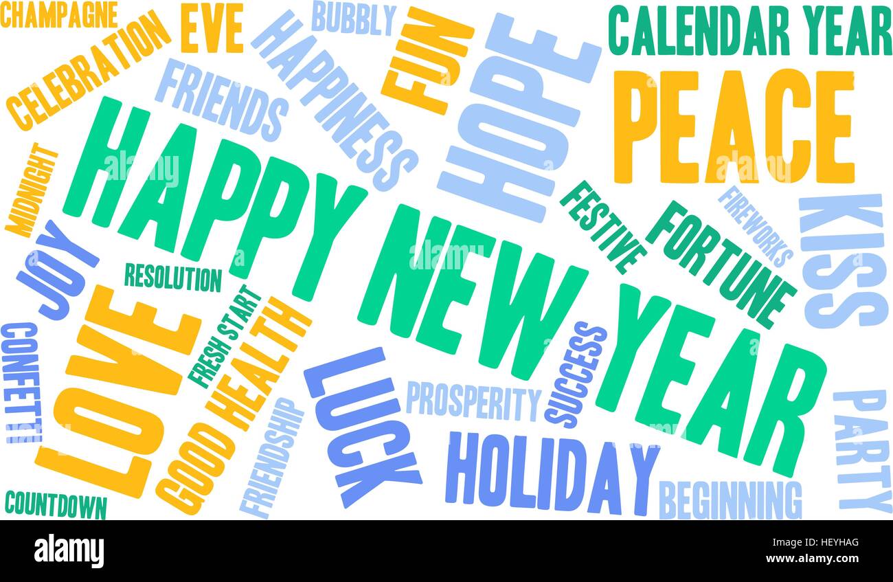 Happy word cloud on a white background Stock Vector Image & Art - Alamy