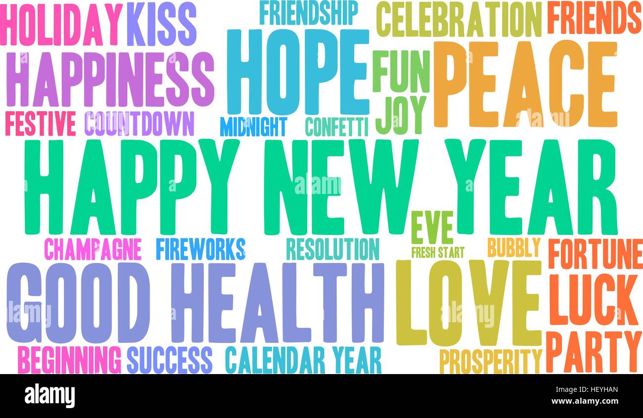 Happy word cloud on a white background Stock Vector Image & Art - Alamy
