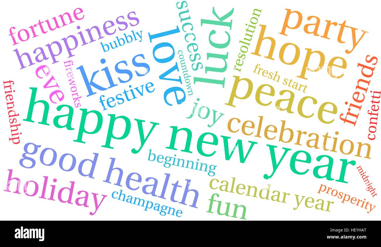 Happy word cloud on a white background Stock Vector Image & Art - Alamy