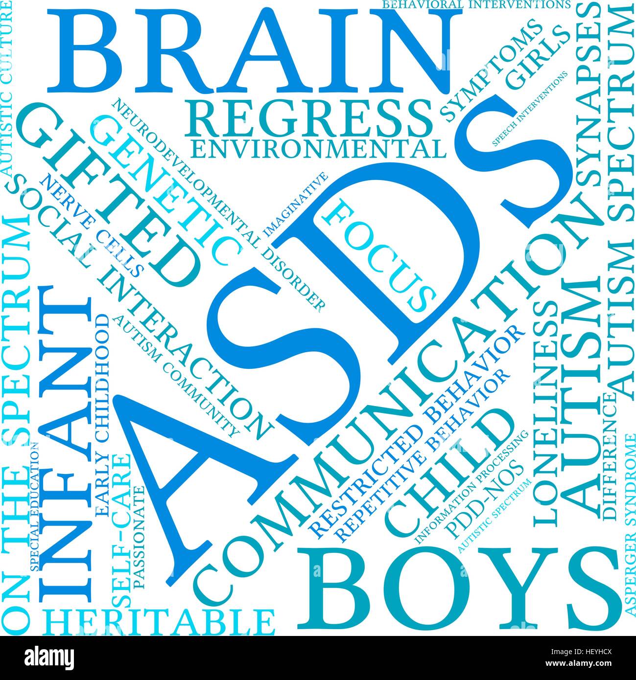 ASDs Word Cloud on a white background Stock Vector Image & Art - Alamy