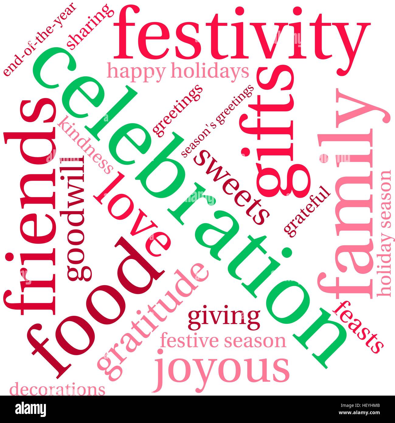 Celebration word cloud on a white background Stock Vector Image & Art ...