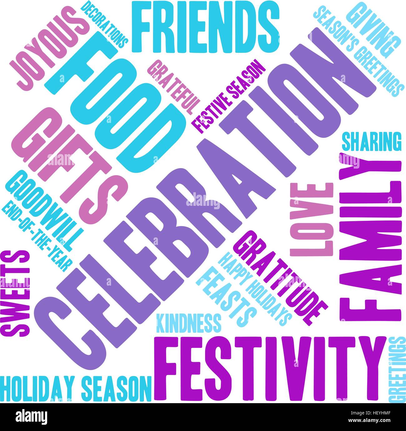 Celebration word cloud on a white background Stock Vector Image & Art ...