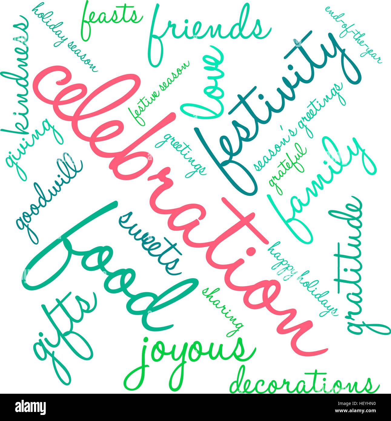 Celebration word cloud on a white background Stock Vector Image & Art ...