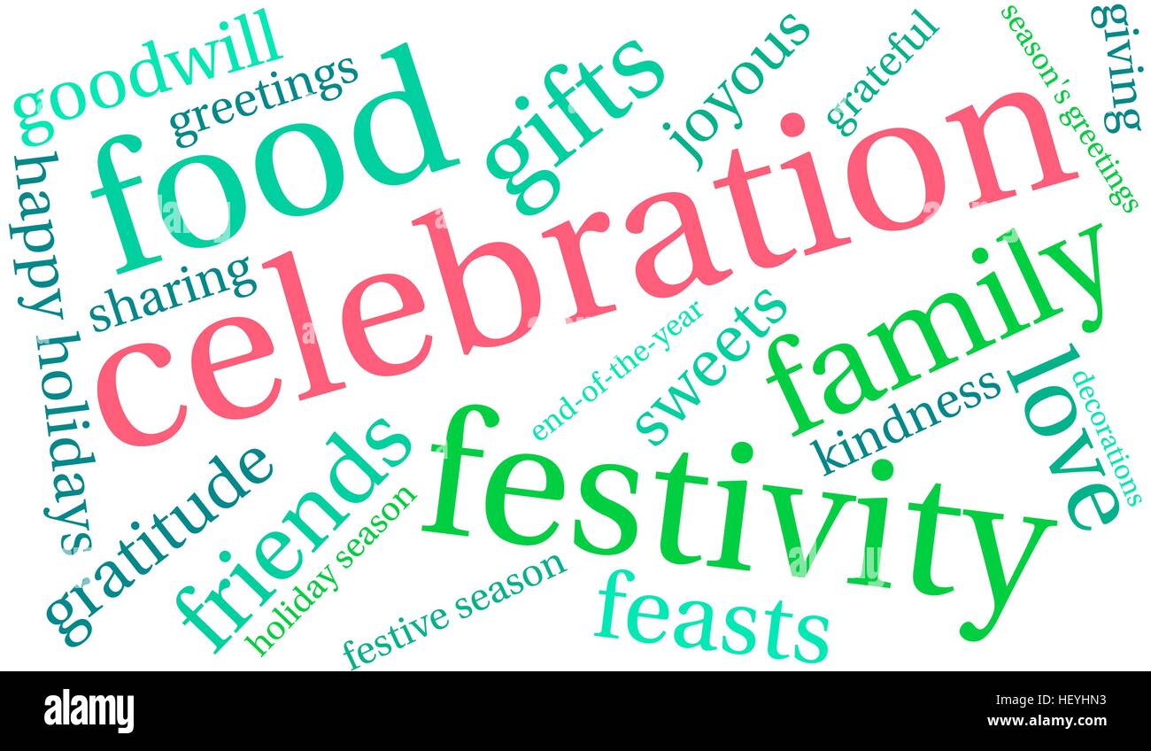 Celebration word cloud on a white background Stock Vector Image & Art ...